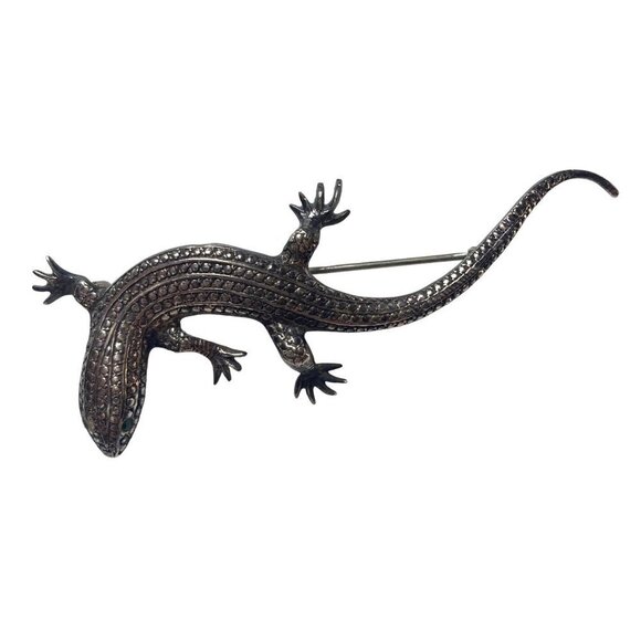 Unbranded | Jewelry | Vintage Sterling Silver Big Lizard Salamander ...